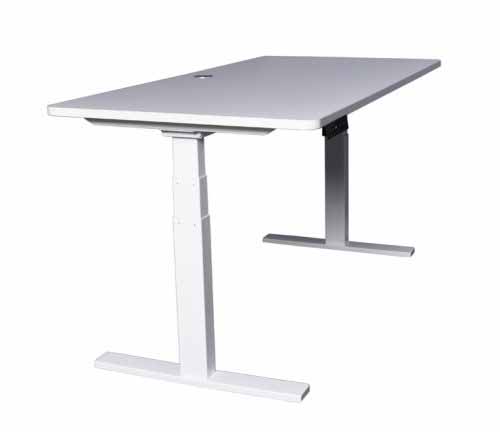 Elevate Electric Height Adjustable Straight Desk with Preset Memory ...