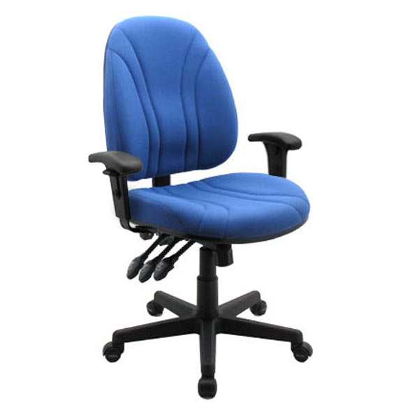 Sapphire MK1 Upholstered Back Office Chair - WA Ergo Supplies